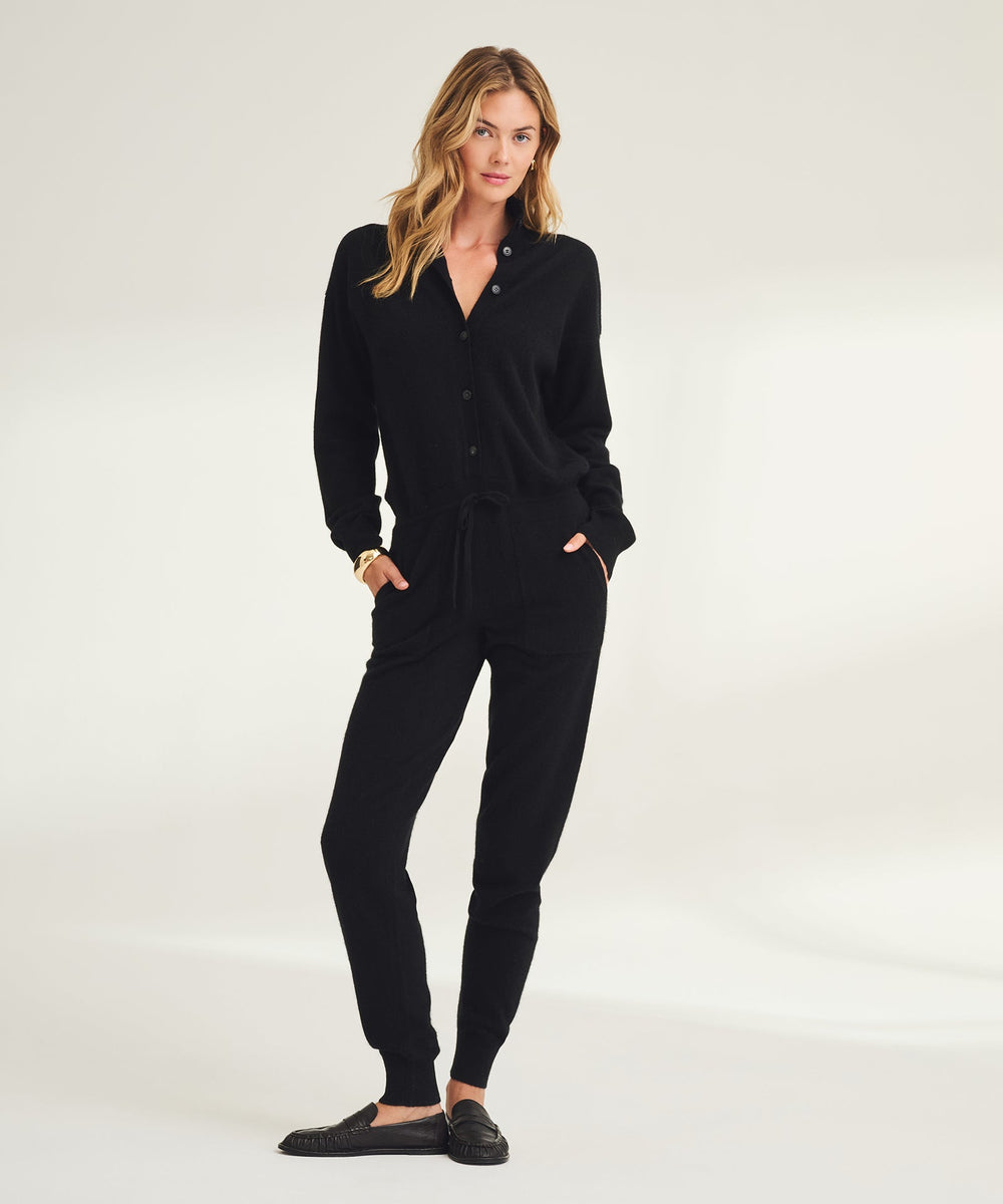 Signature Cashmere Button Down Jumpsuit – NAADAM