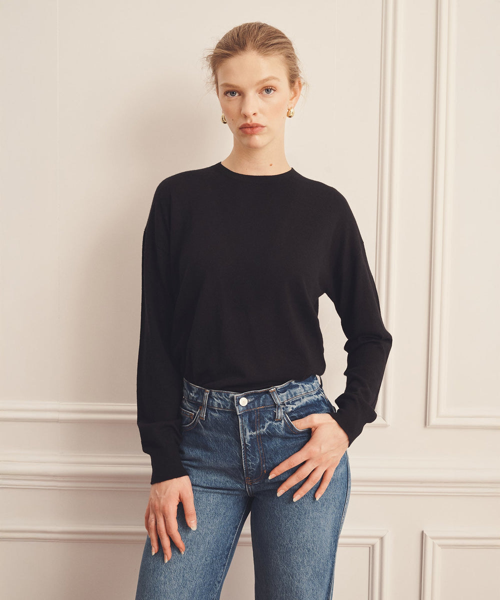 Super Fine Cashmere Crewneck Sweater – NAADAM