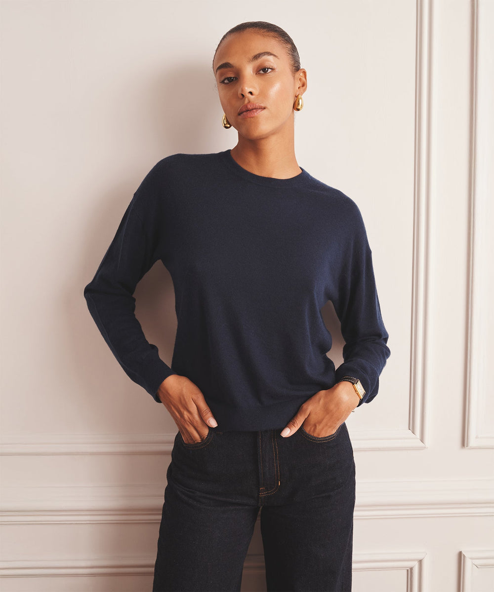 Super Fine Cashmere Crewneck Sweater – NAADAM