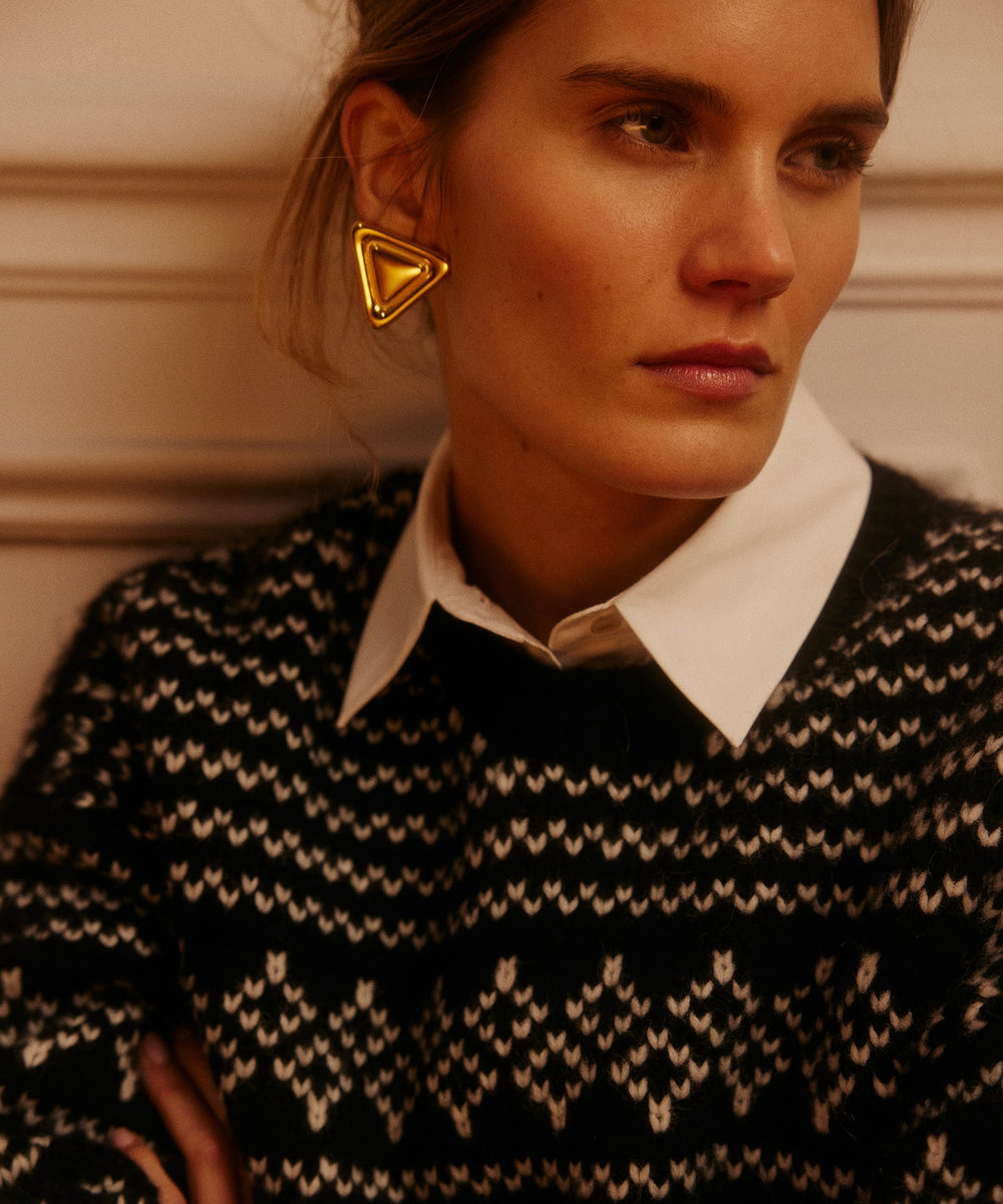 Luxe Lofty Alpaca Fair Isle Crewneck – NAADAM